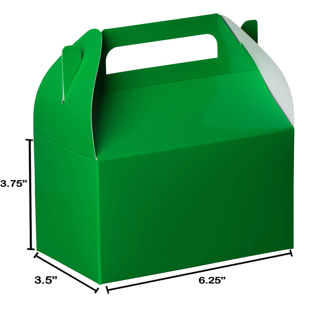 Party Favors Paper Green Treat Boxes – Hammont